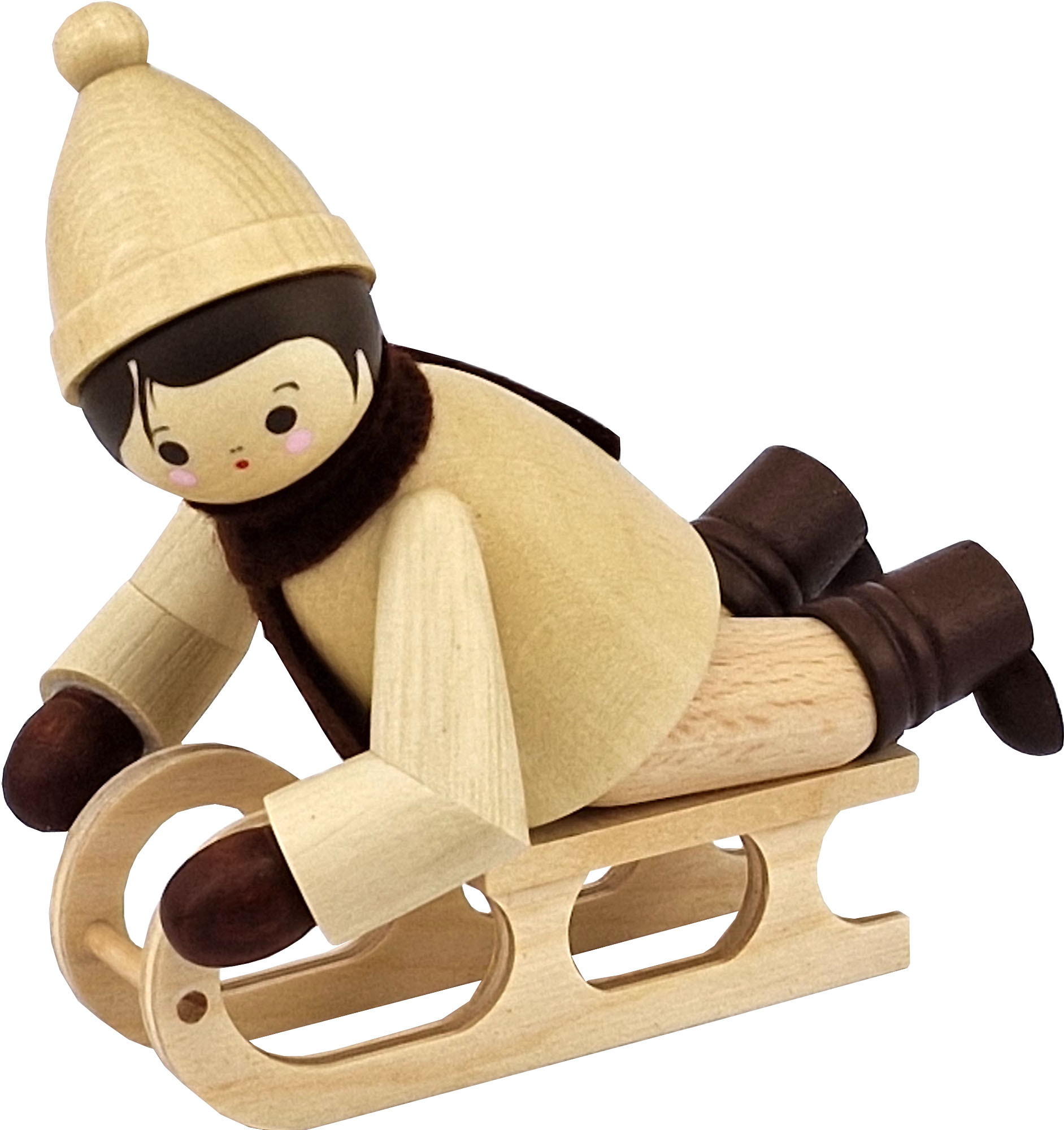 Rodler, liegend, groß - natur