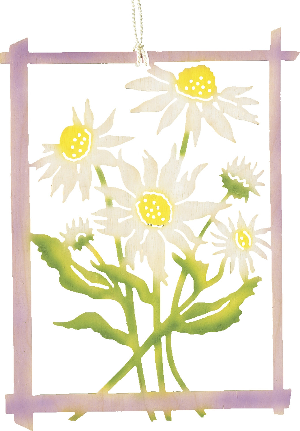 Fensterbild Margerite